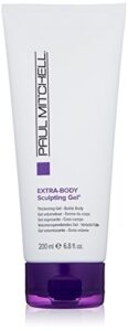 paul mitchell extra-body sculpting gel, thickens + builds body, for fine hair, 6.8 fl oz