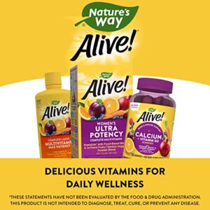 Nature’s Way Alive! Women’s Ultra Potency Complete Multivitamin, High Potency B-Vitamins, Energy Metabolism*, 60 Tablets