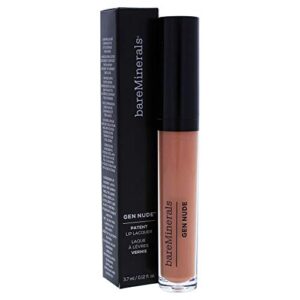 bareminerals gen nude patent lip lacquer lifegoals for women, 0.12 ounce