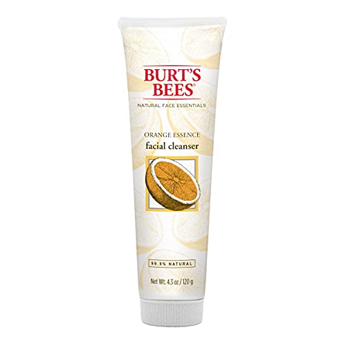 Burt's Bees Orange Essence Facial Cleanser, Sulfate-Free Face Wash, 4.3 Oz (Pack of 3) (Package May Vary)