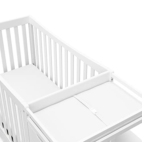 Graco Remi 4-in-1 Convertible Crib & Changer with Drawer - White