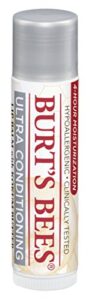 burt’s bees 100% natural moisturizing lip balm, ultra conditioning with kokum butter, shea butter & cocoa butter – 1 tube