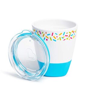 Munchkin® Splash™ Toddler Feeding Supplies Set, Includes Divided Plate, Bowl and Open Cup, Blue Sprinkles