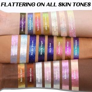 FOCALLURE Chameleon Cream Eyeshadow,Intense Color Shifting Creamy Eye Shadows,Eye Makeup with Highly Pigmented Metallic,Shimmer,Multi-Reflective Finishes,Long-Lasting with No Creasing,Chit Chat