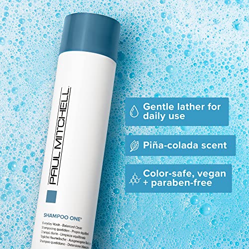 Paul Mitchell Shampoo One, Everyday Wash, Balanced Clean, For All Hair Types, 33.8 fl. oz.