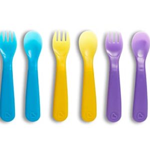 Munchkin® ColorReveal™ Color Changing Toddler Forks and Spoons, 6 Pack