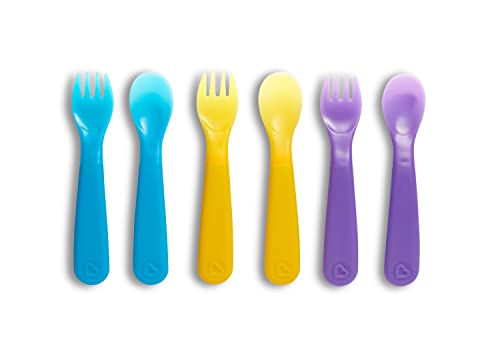 Munchkin® ColorReveal™ Color Changing Toddler Forks and Spoons, 6 Pack