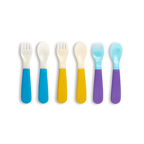 Munchkin® ColorReveal™ Color Changing Toddler Forks and Spoons, 6 Pack