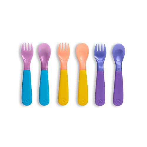 Munchkin® ColorReveal™ Color Changing Toddler Forks and Spoons, 6 Pack