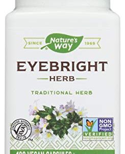 Natures Way Eyebright Herb Vegetarian Capsule, 100 ct