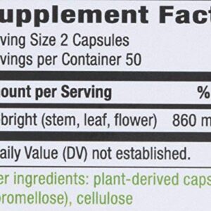 Natures Way Eyebright Herb Vegetarian Capsule, 100 ct