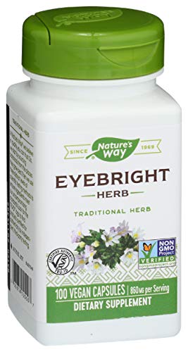 Natures Way Eyebright Herb Vegetarian Capsule, 100 ct