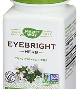 Natures Way Eyebright Herb Vegetarian Capsule, 100 ct