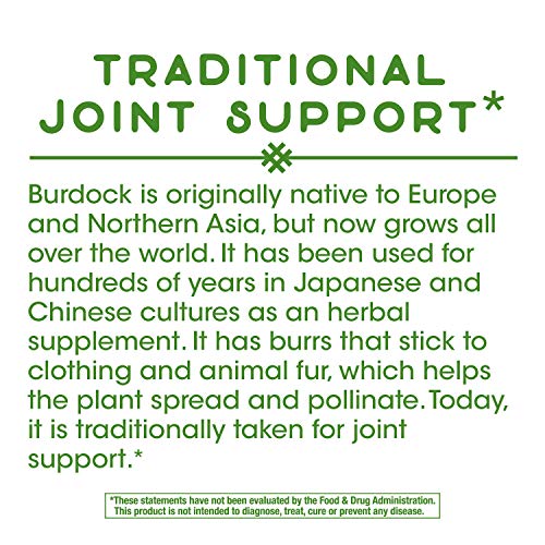 Nature's Way Burdock Root, 950 mg per serving, 100 Vegan Caps (Packaging May Vary)