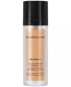 bareminerals original liquid mineral foundation broad spectrum spf 20, golden nude 16, 1 fl oz