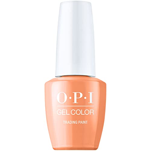 OPI GelColor, Trading Paint, Orange Gel Nail Polish, Xbox Collection, 0.5 fl. oz.