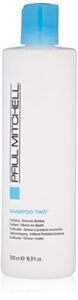 paul mitchell shampoo two, clarifying, removes buildup, for all hair types, especially oily hair, 16.9 fl. oz.