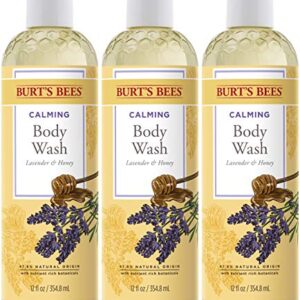 Burts Bees Lavender & Honey Body Wash, 12 Oz - Pack of 3 (Package May Vary)