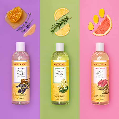 Burts Bees Lavender & Honey Body Wash, 12 Oz - Pack of 3 (Package May Vary)