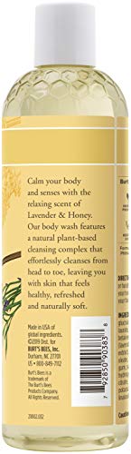 Burts Bees Lavender & Honey Body Wash, 12 Oz - Pack of 3 (Package May Vary)