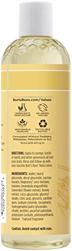 Burts Bees Lavender & Honey Body Wash, 12 Oz - Pack of 3 (Package May Vary)