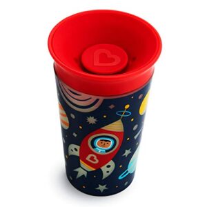 Munchkin® Miracle® 360 Degree Glow in The Dark Sippy Cup, 9 Ounce, Astronaut, Red