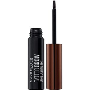 maybelline new york brow tattoo longlasting tint, dark brown, 4.9 ml,1 count (pack of 1),b2998500