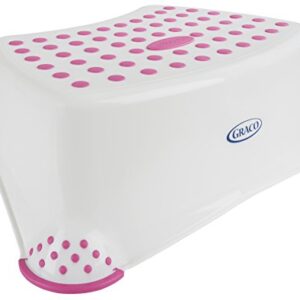 Graco Sure Foot Step Stool, White/Pink