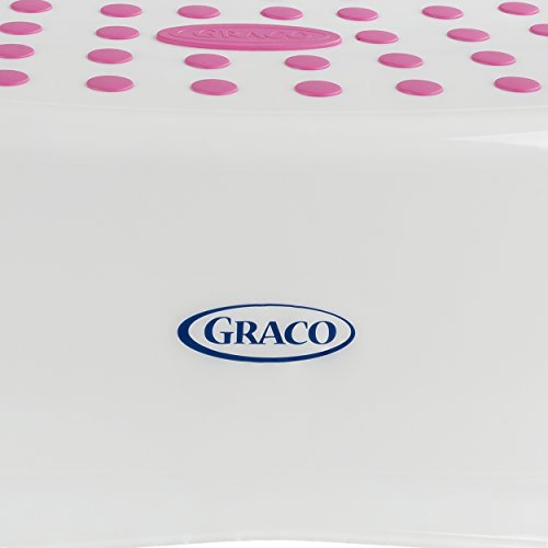 Graco Sure Foot Step Stool, White/Pink