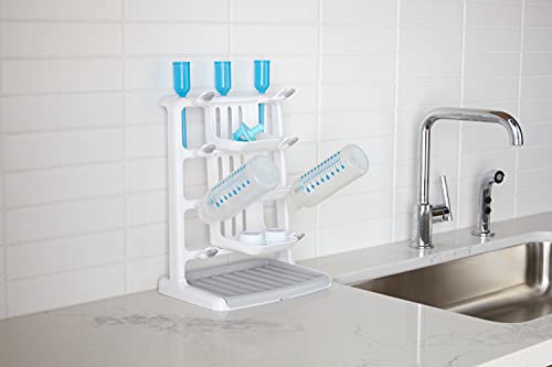 Munchkin® Tidy Dry™ Space Saving Vertical Bottle Drying Rack for Baby Bottles and Accessories, White