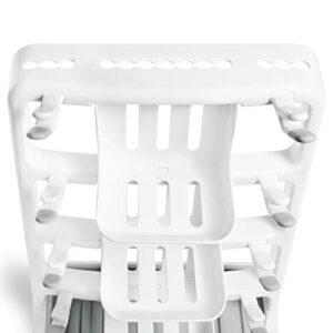 Munchkin® Tidy Dry™ Space Saving Vertical Bottle Drying Rack for Baby Bottles and Accessories, White