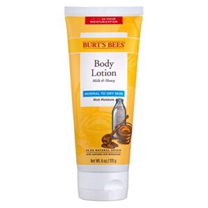 burt’s bees naturally nourishing milk & honey body lotion 6 oz