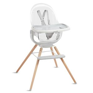 munchkin® 360° cloud™ baby high chair with clear seat and 360° swivel