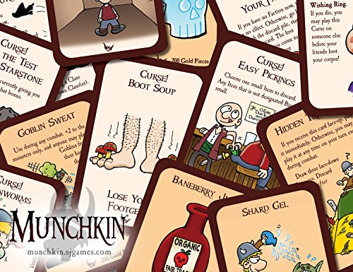 Steve Jackson Games Munchkin Pathfinder Deluxe Board Game (Base Game) | Board Game for Adults, Kids, & Family | Fantasy Adventure RPG | Ages 10+ | 3-6 Players | Avg Play Time 120 Min