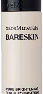 bareMinerals bareSkin Pure Brightening Serum Foundation SPF 20, Bare Porcelain 01, 1 Ounce