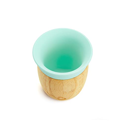 Munchkin® Bambou™ 5oz Open Training Cup for Babies and Toddlers, Non-Toxic Bamboo and Food-Grade Silicone