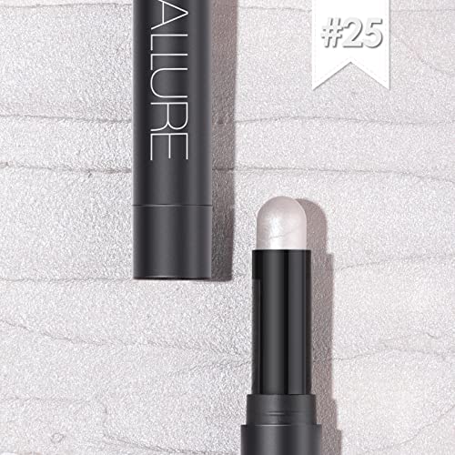 FOCALLURE Shimmer and Matte Cream Eyeshadow Stick,Smooth Brilliant Eye Brightener Pencil,High Pigment Eye Highlighter Pen for Women,Long Lasting Waterproof Eye Shadow and Liners Makeup (FROST)