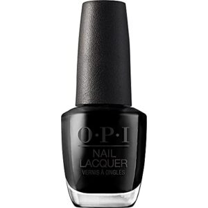 OPI Nail Lacquer, Black Onyx & Matte Top Coat Bundle