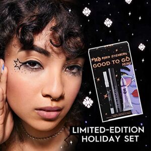 Urban Decay x Robin Eisenberg Good to Go Mini Holiday Makeup Gift Set - Includes Travel-Size Eyeshadow Primer Potion, 24/7 Glide-On Eye Pencil & Perversion Mascara