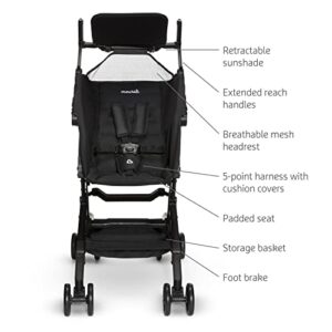 Munchkin® Sparrow™ Ultra Compact Lightweight Travel Stroller for Babies & Toddlers, Black