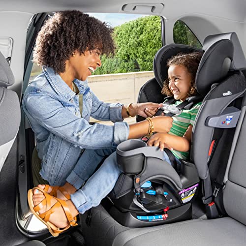 Evenflo All4One DLX 4-In-1 Convertible Car Seat (Kingsley Black)