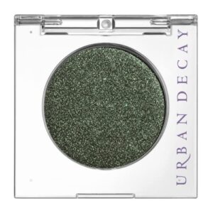 urban decay 24/7 eyeshadow compact – award-winning & long-lasting eye makeup – up to 12 hour wear – ultra-blendable, pigmented color – vegan formula – psych (warm green metallic + gold microglitter)