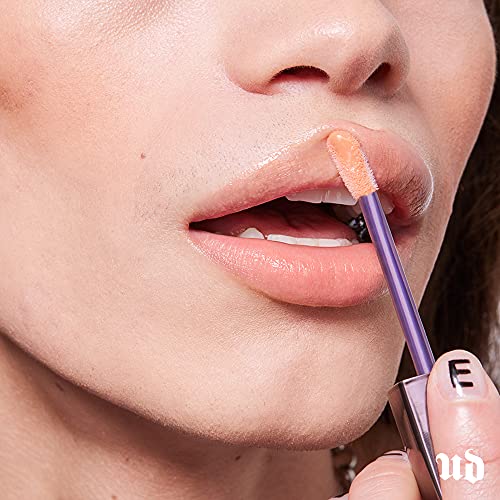 Urban Decay Vice Plumping Shine Hydrating Lip Gloss Balm - 9 Shades Available - Plump & Moisturize Lips - Vegan Formula with Hyaluronic Acid & Shea Butter - Secret Menu, 0.2 fl oz