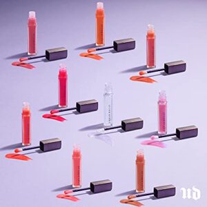 Urban Decay Vice Plumping Shine Hydrating Lip Gloss Balm - 9 Shades Available - Plump & Moisturize Lips - Vegan Formula with Hyaluronic Acid & Shea Butter - Secret Menu, 0.2 fl oz