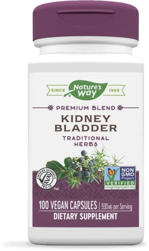 Nature's Way Kidney Bladder, Traditional Herbs Supplement, 930mg Per Serving, 100 Vegan Capsules