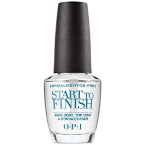 opi nail polish treatment, 3-in-1 start to finish nail formaldehyde free treatment, 0.5 fl oz