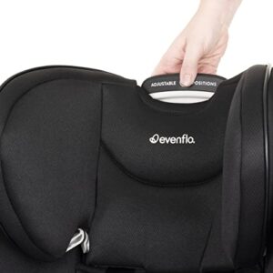 Evenflo Gold Revolve360 Rotational All-in-1 Convertible Car Seat Swivel Car Seat Rotating Car Seat for All Ages Swivel Baby Car Seat Mode Changing 4120Lb Car Seat and Booster Car Seat, Onyx