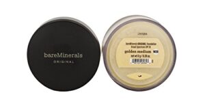 bare escentuals face care 0.28 oz bareminerals original spf 15 foundation – # golden medium (w20) for women