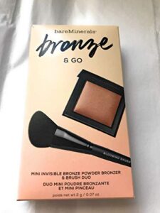 bare escentuals bronze & go, mini bronzer & brush duo