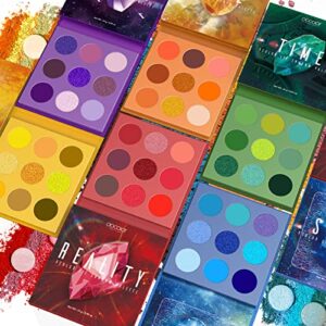 Docolor Gemstone Eyeshadow Palette 54 Colors Eye Shadow Matte Glitter Professional Makeup Eye Shadow Powder Long Lasting Waterproof Cosmetic Eye Shadow Palette